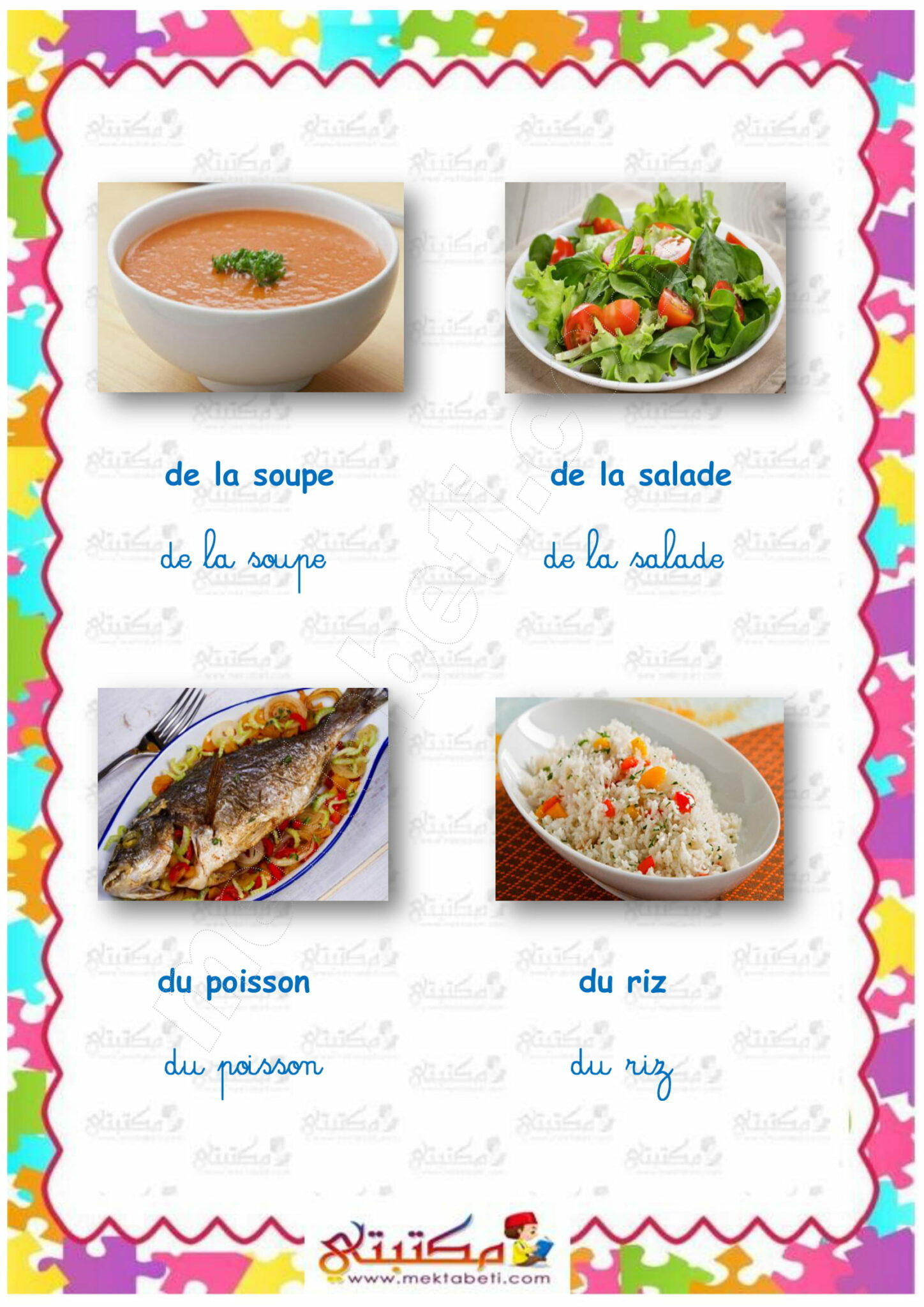 Les repas : le petit déjeuner - le déjeuner - le dîner - مكتبتي المنصة ...